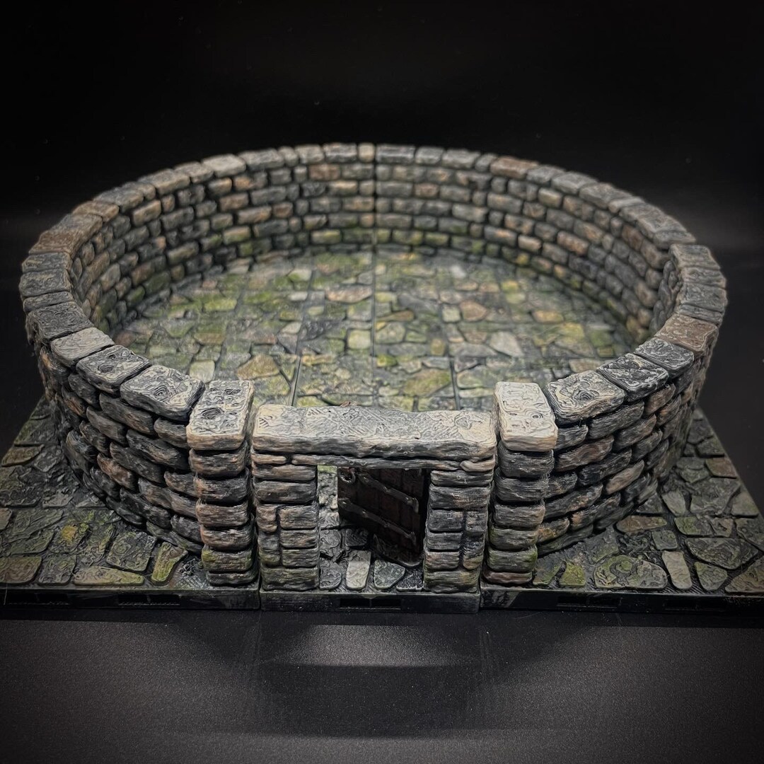 Dragonlock Circular Room (new Dungeon Style) - Etsy