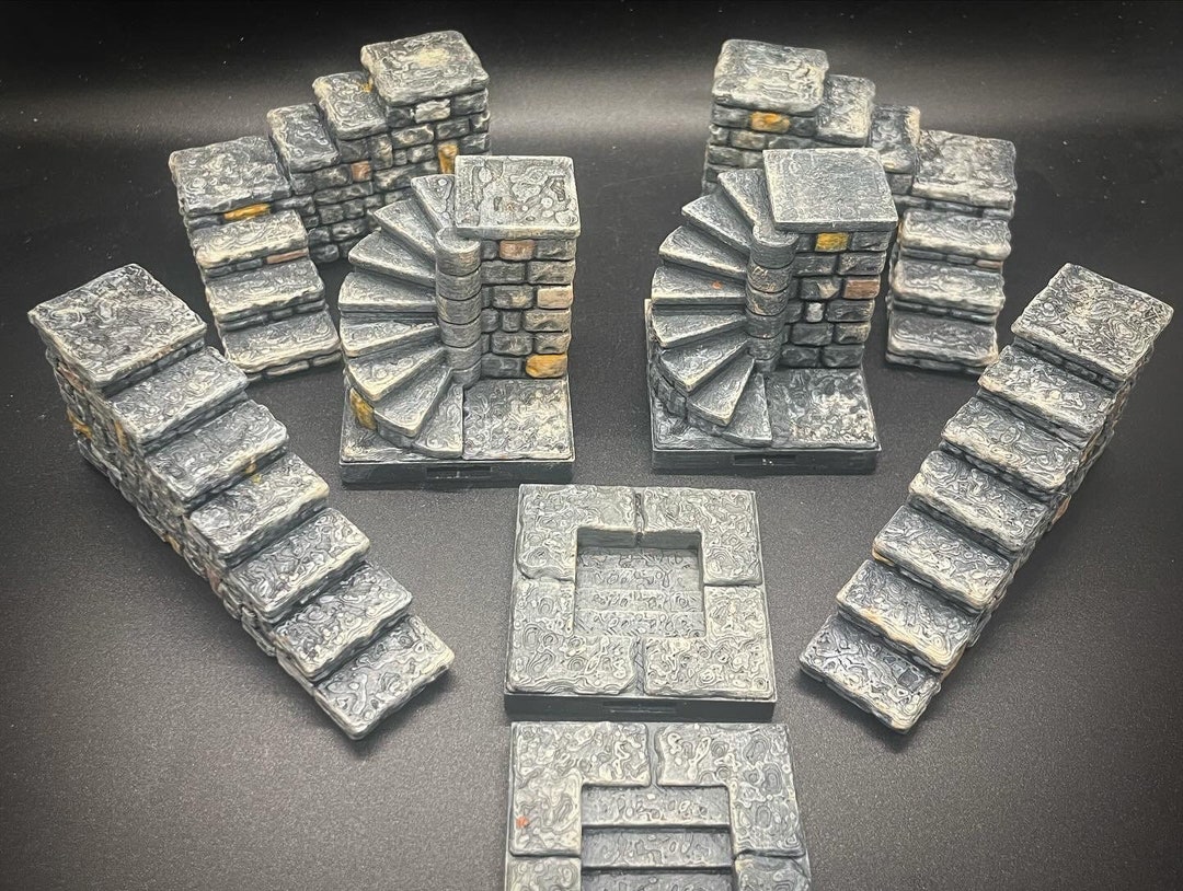 Dragonlock Dungeon A BUNCH OF STAIRS! (8 Pack) - Etsy