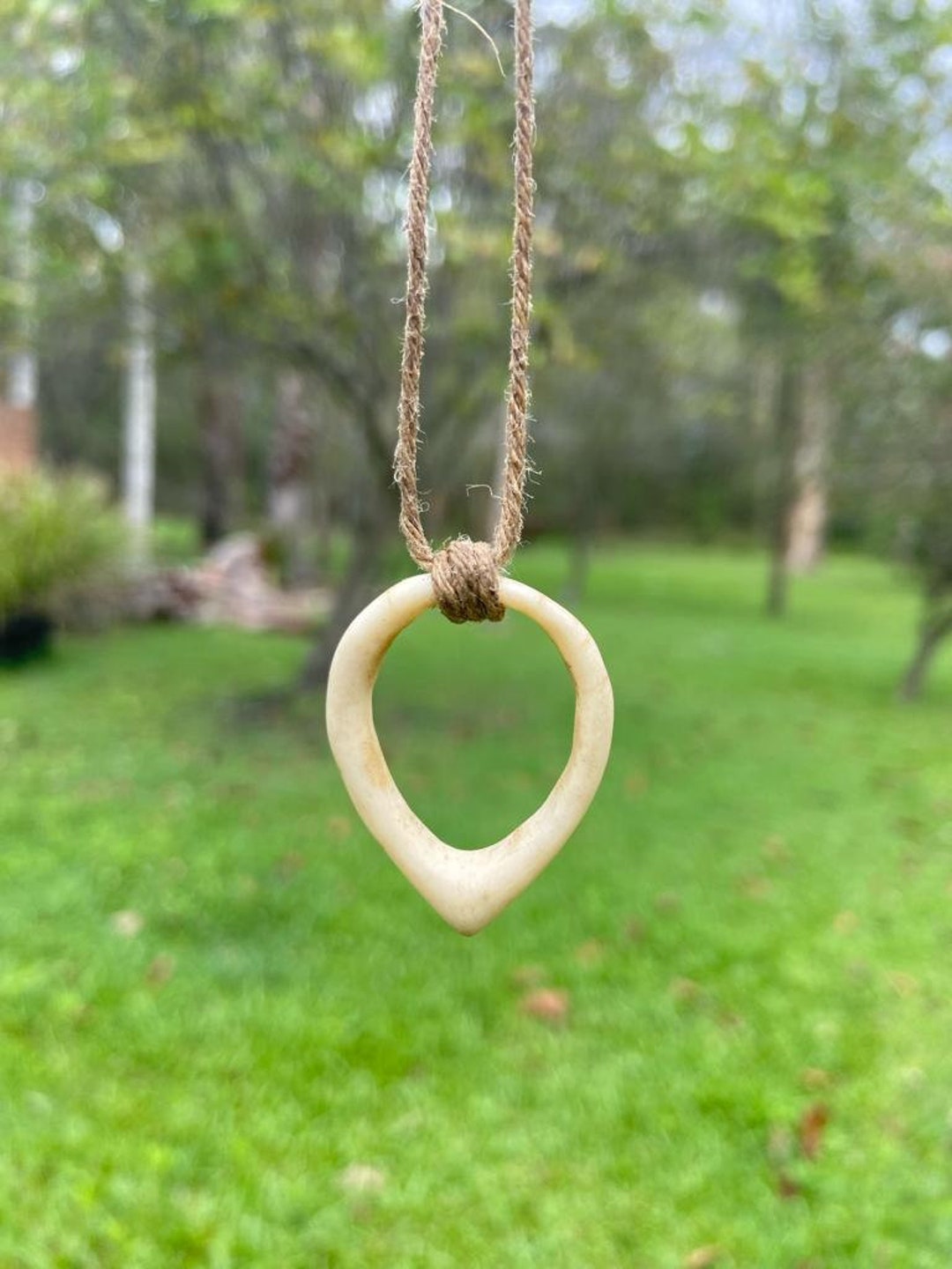 Ethical Antler Pendant Natural Deer Antler Necklace Antler Pendant ...