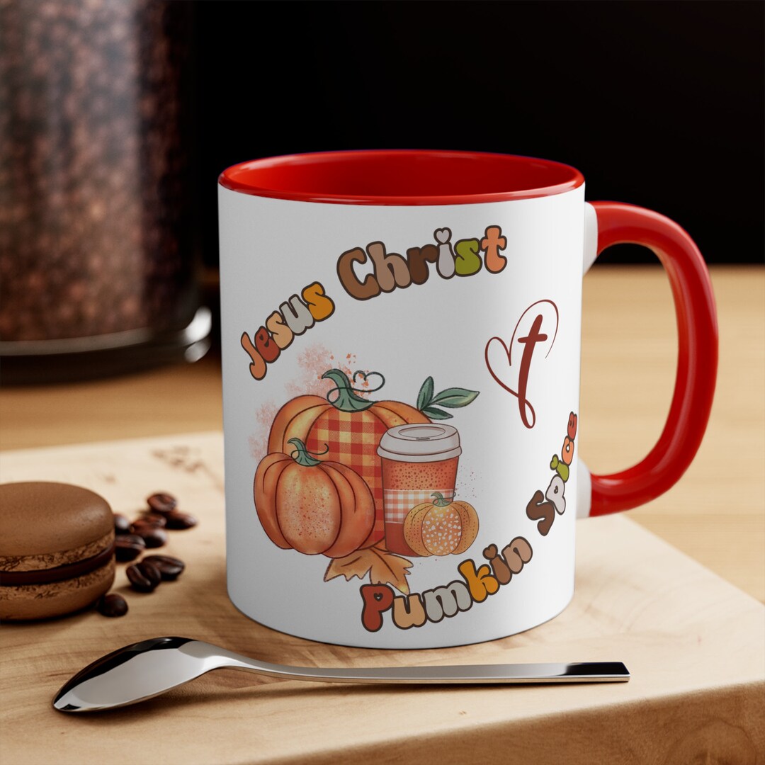Jesus Christ & Pumkin Spice Coffee Mug, Bible Study Coffee Mug ...