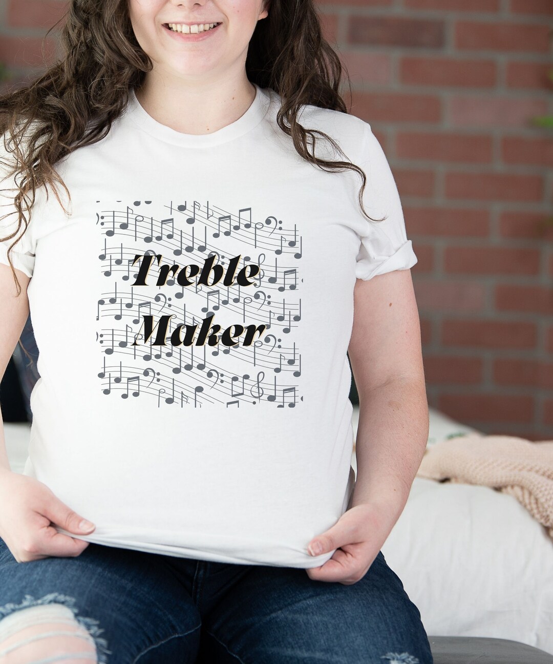 Treble Maker Tee, Funny Musician Shirt, Music Teacher Tshirt, Musician ...