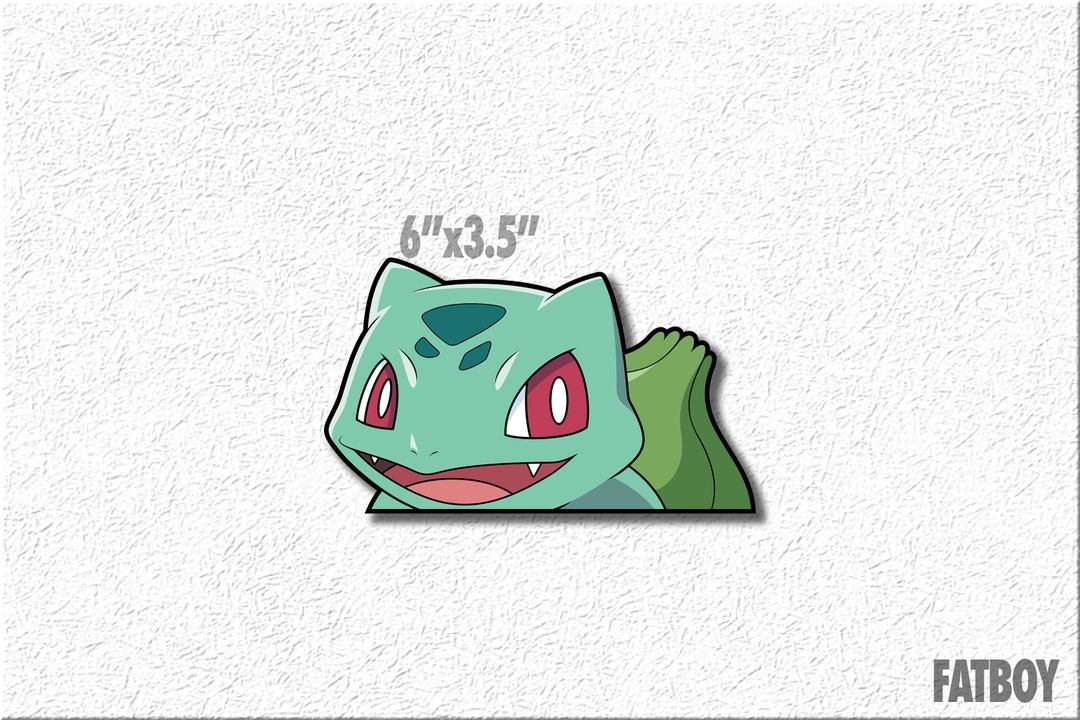Bulbasaur Peeker Sticker Pokemon - Etsy