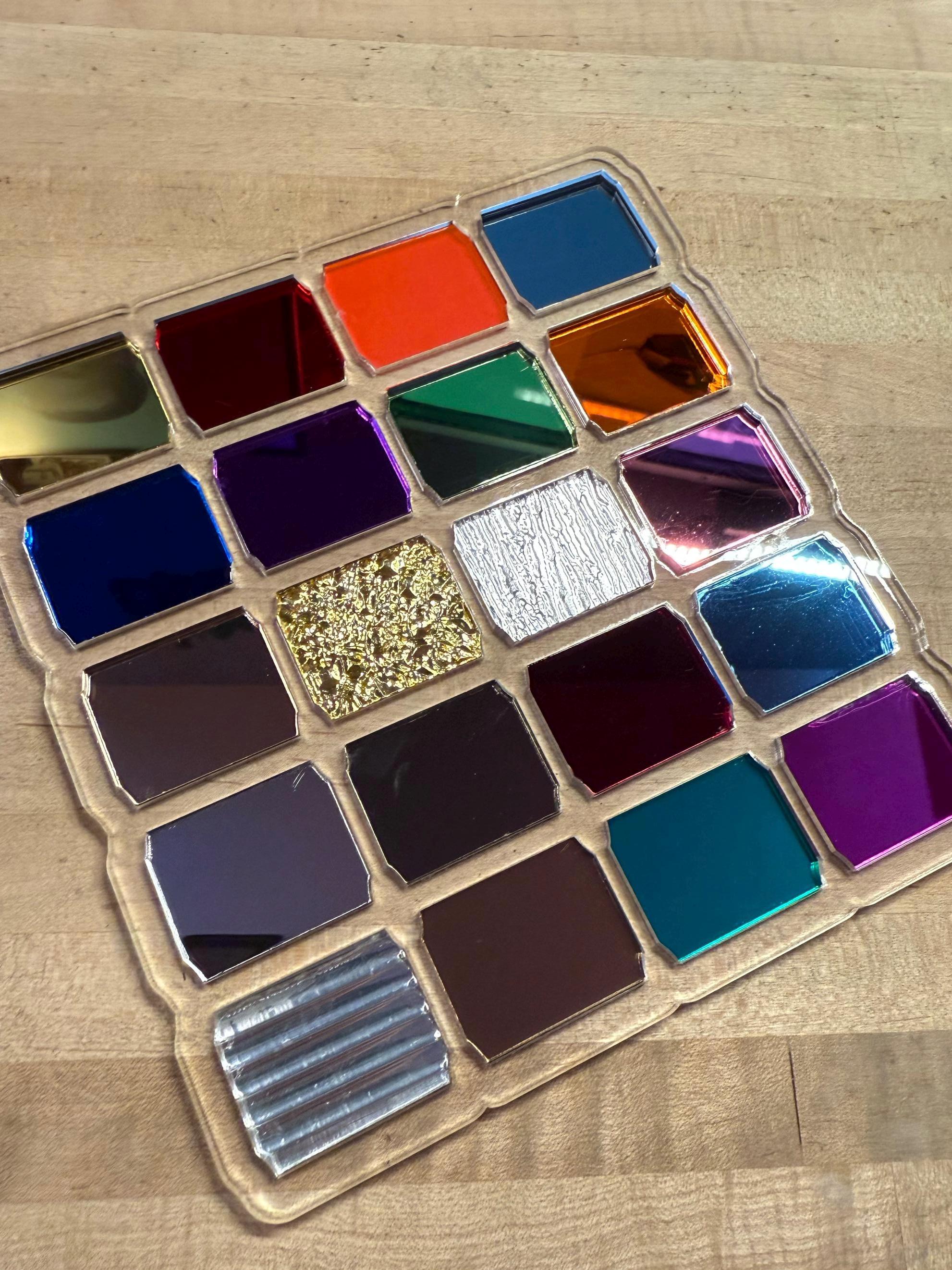 Glitter Mirroed Personalized Hardware Name Tag - Etsy