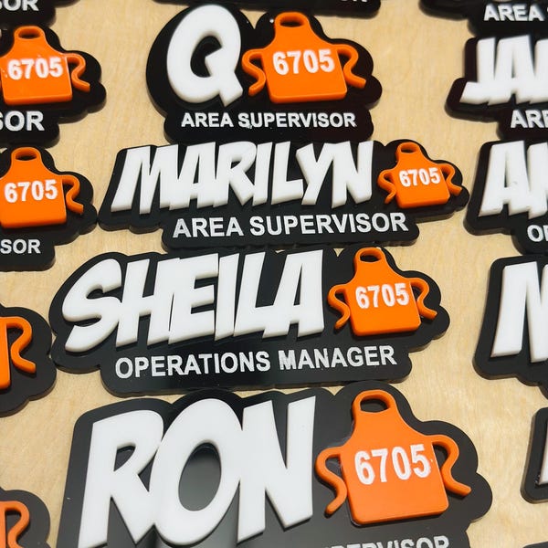 Custom Name Tags - Etsy