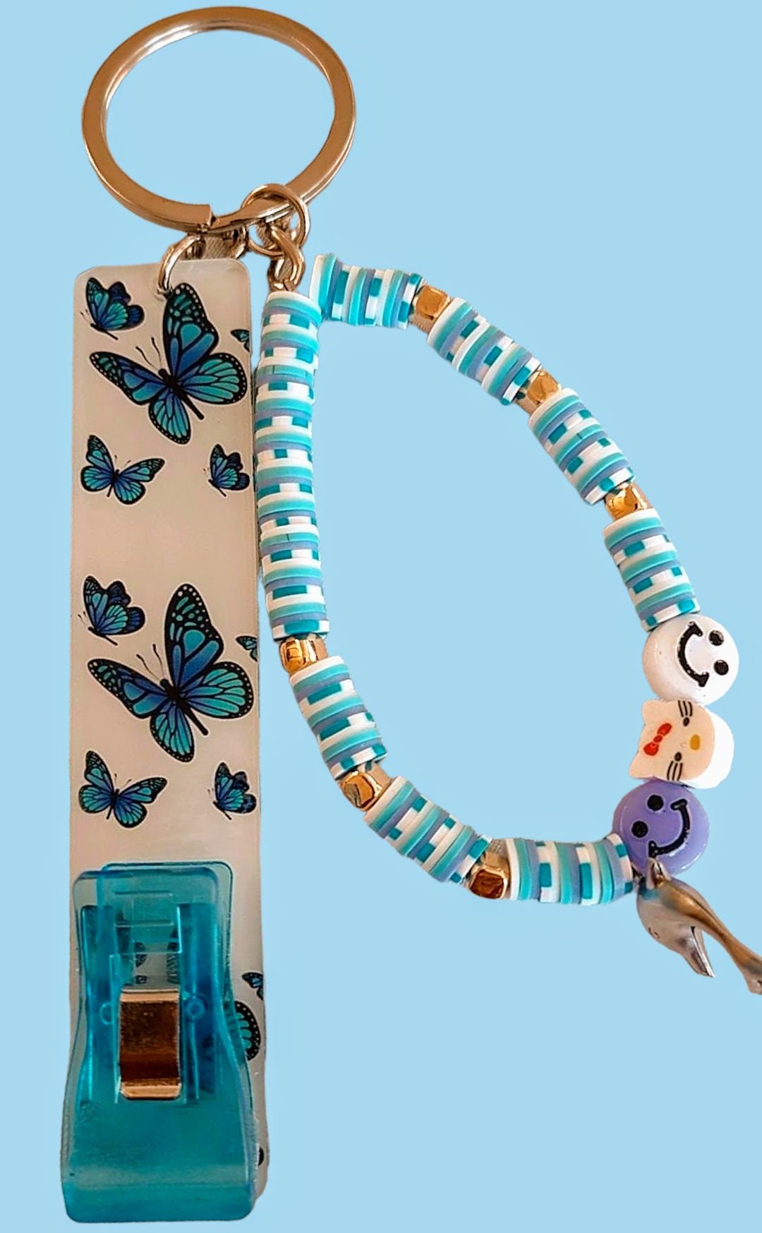 Card Grabber for Long Nails // Card+bracelet+keychain // Colors - Etsy