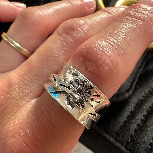 Dandelion Ring - Etsy