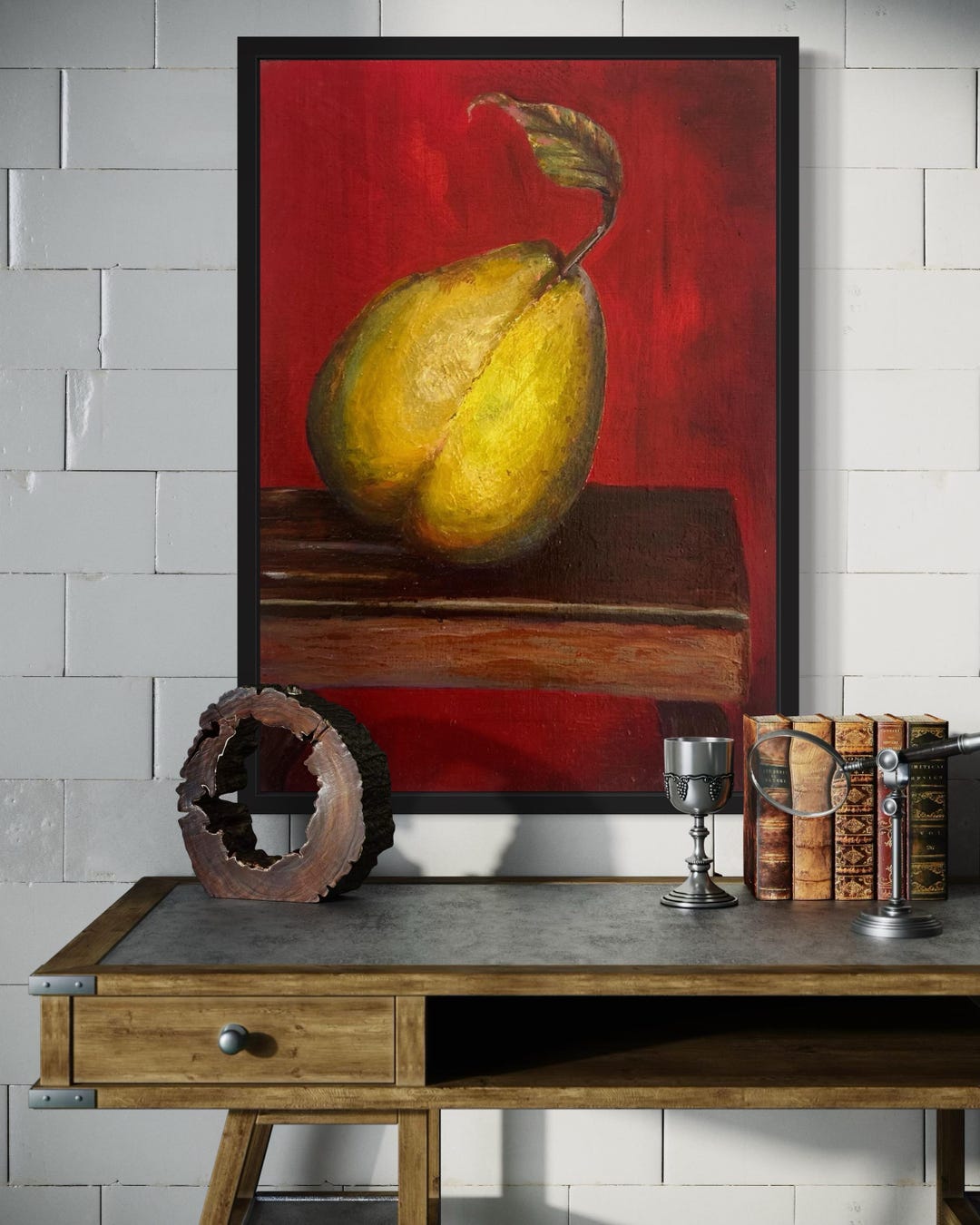 The Pear, Print of Original Oil Painting - Etsy