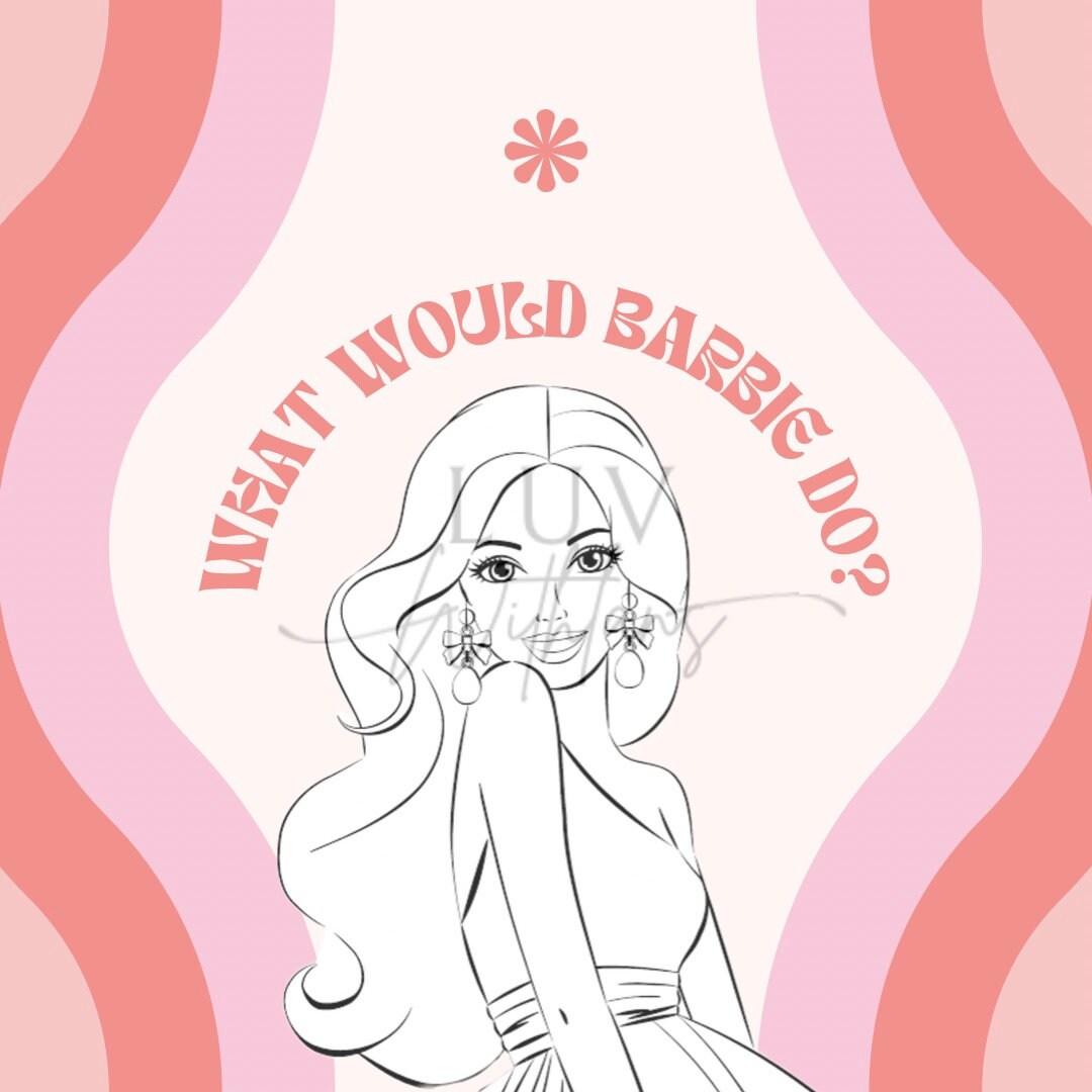 Barbie Inspired Poster Digital Wall Art Barbie Printable What Would ...