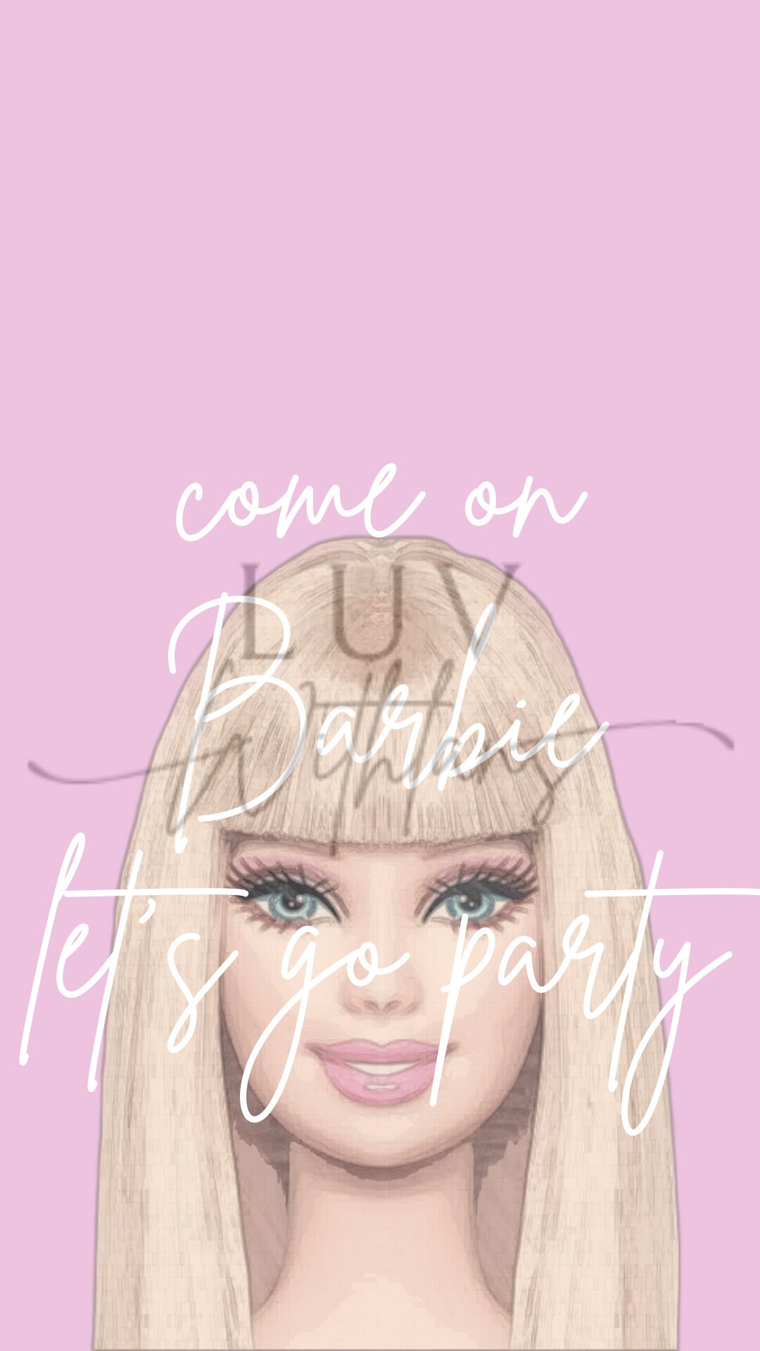Barbie Inspired Poster | Digital Wall Art | Barbie Printable | Lets Go ...