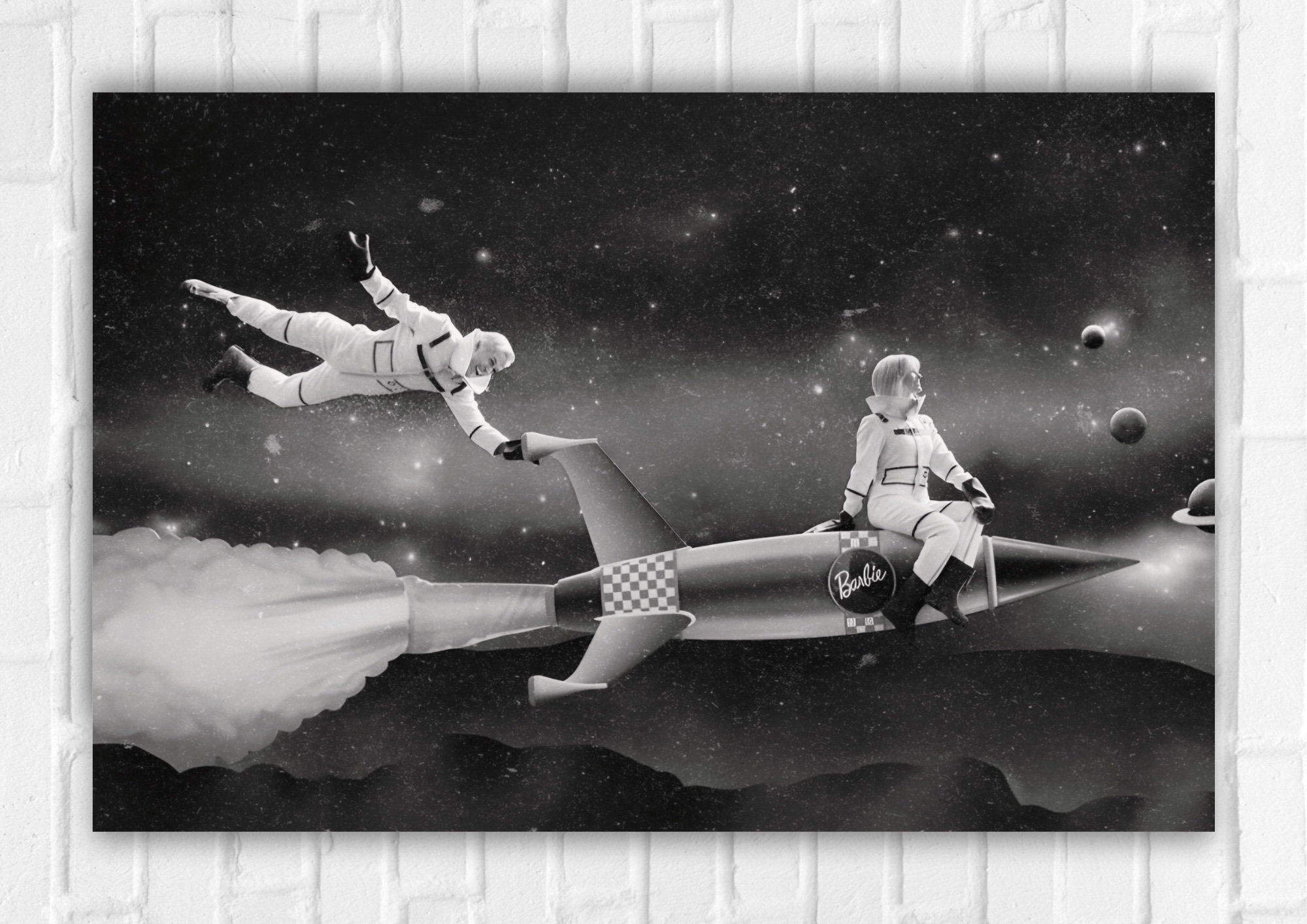 Space Barbie and Ken Poster Space Print Movie Poster - Etsy
