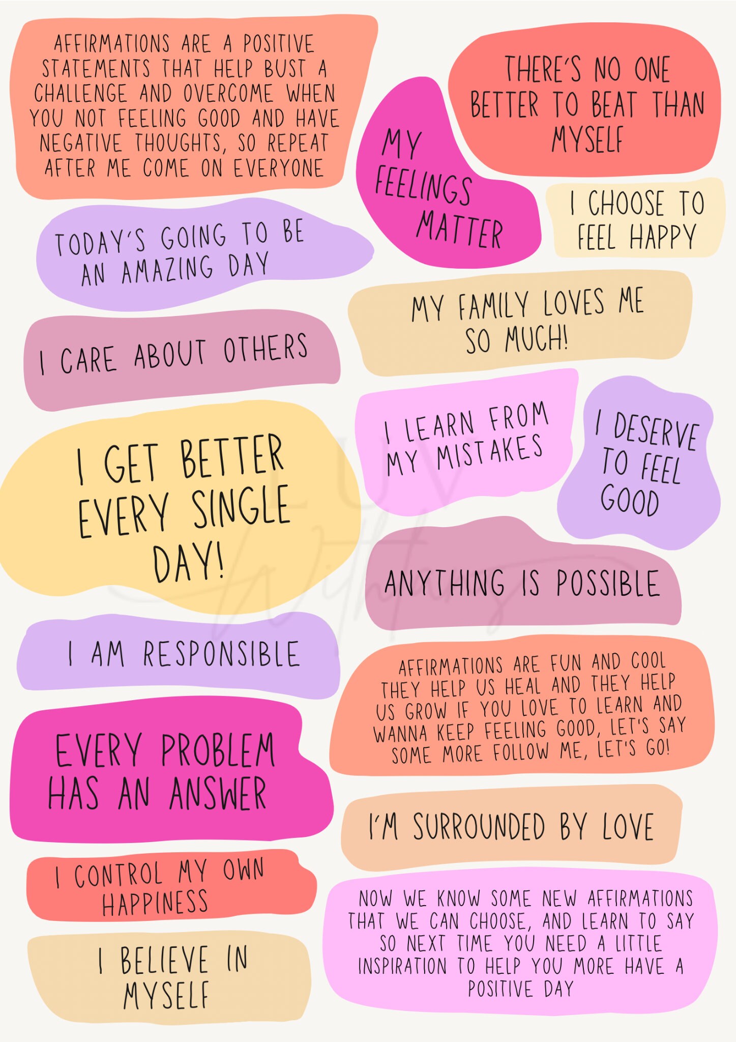 Affirmation Song Colourful Snoop Dogg & Doggyland (Download Now) - Etsy