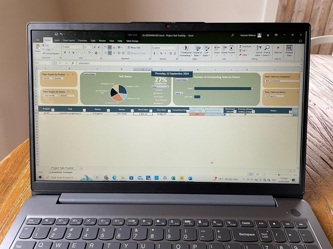 Project Task Tracker for Managers and Supervisors - Etsy