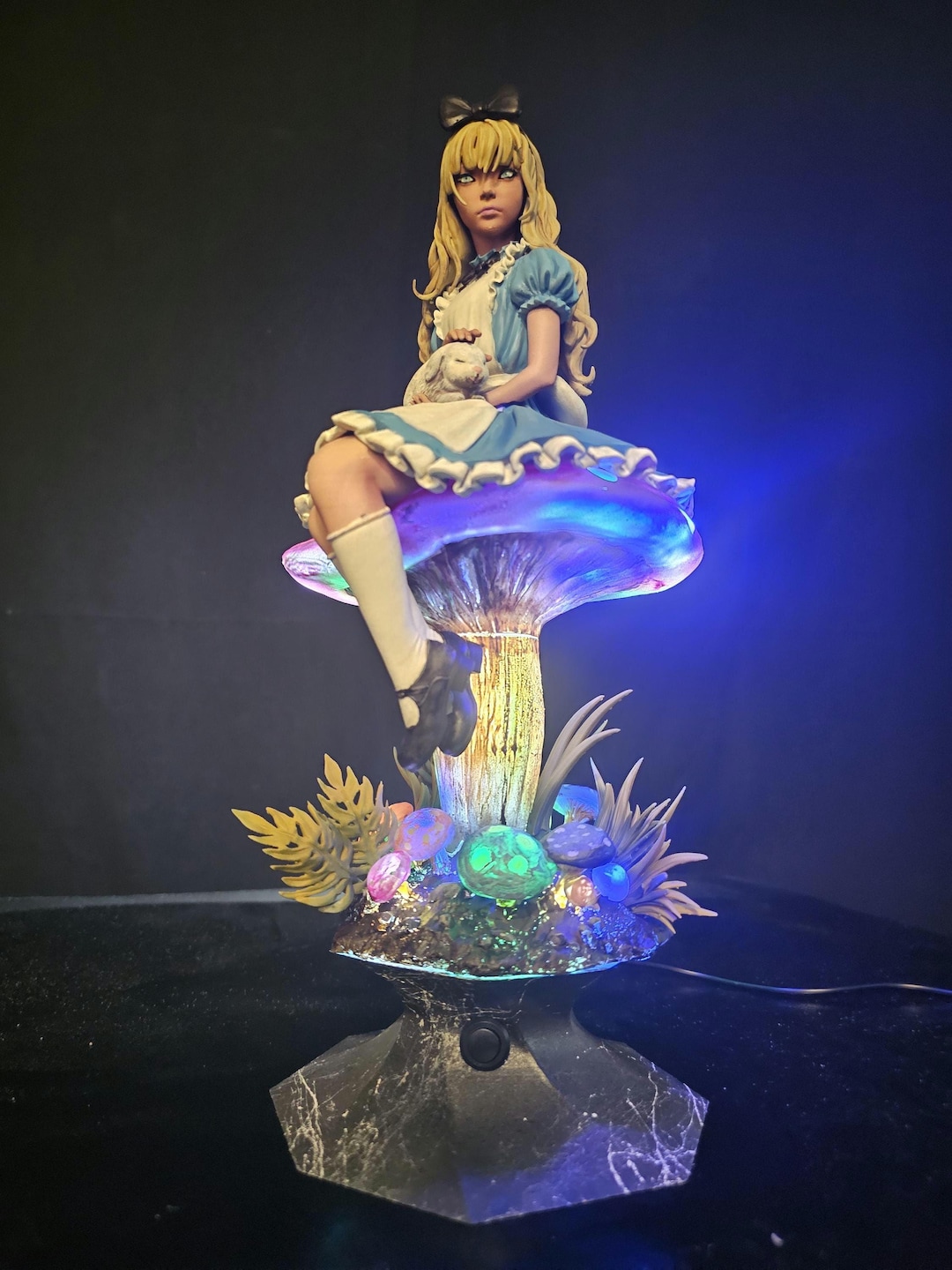 Alice in Wonderland Statue- Finished and Lighted! - Etsy