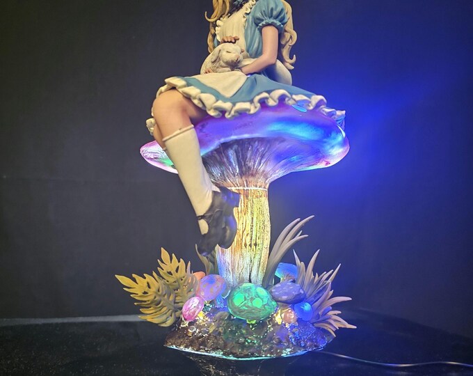 Alice in Wonderland Statue- Finished and Lighted! - Etsy