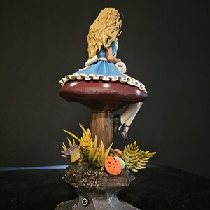 Alice in Wonderland Statue- Finished and Lighted! - Etsy