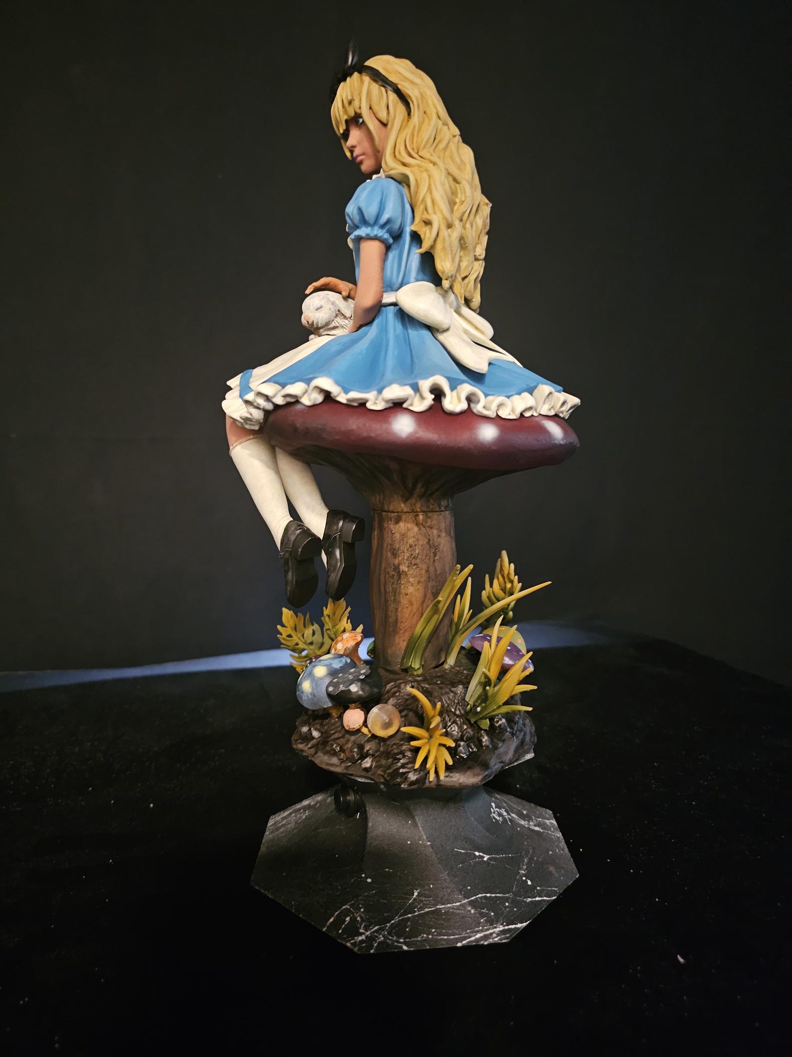 Alice in Wonderland Statue- Finished and Lighted! - Etsy
