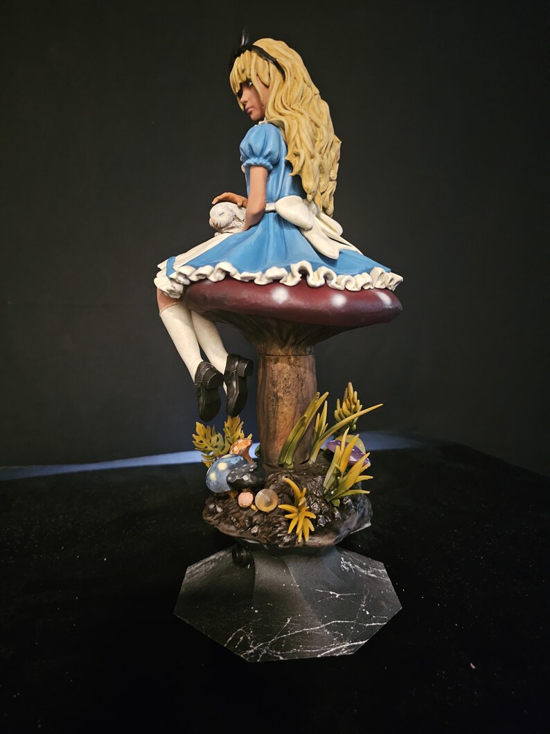 Alice in Wonderland Statue- Finished and Lighted! - Etsy