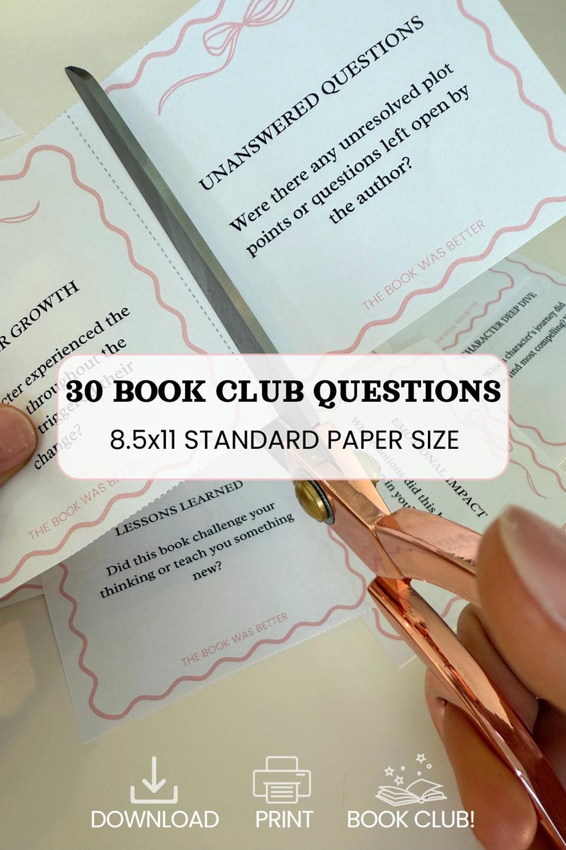 Book Club Discussion Guide Book Club Icebreaker Book Club Activities ...