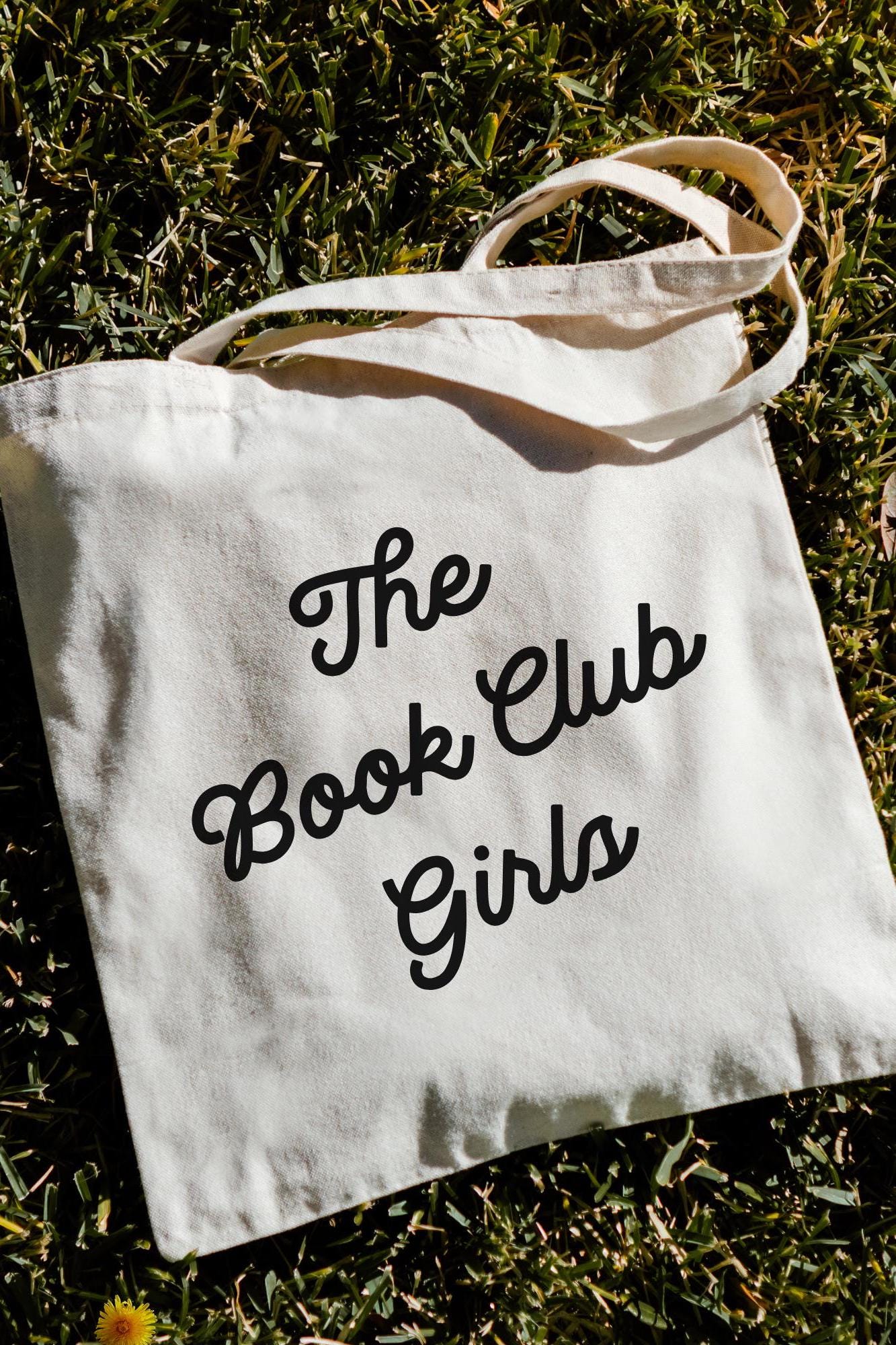 The Book Club Girls Tote Bag for Book Club Gifts Bookish Bag for ...