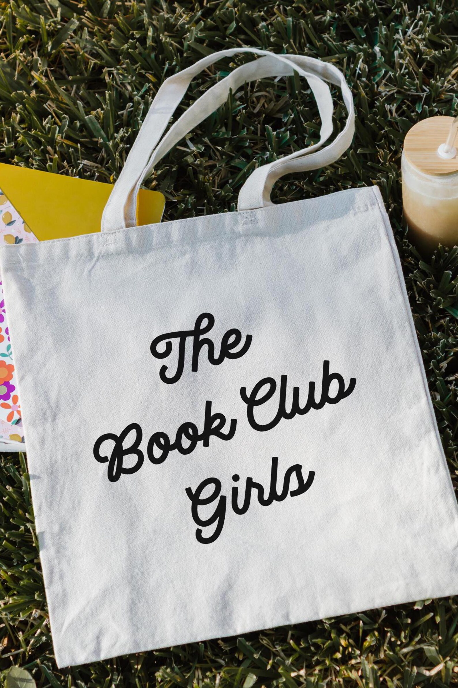 The Book Club Girls Tote Bag for Book Club Gifts Bookish Bag for ...
