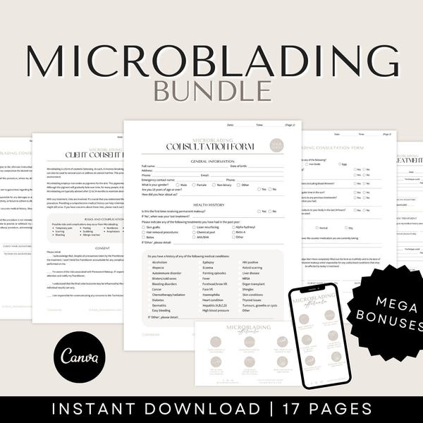 Tattoo Medical Forms - Etsy