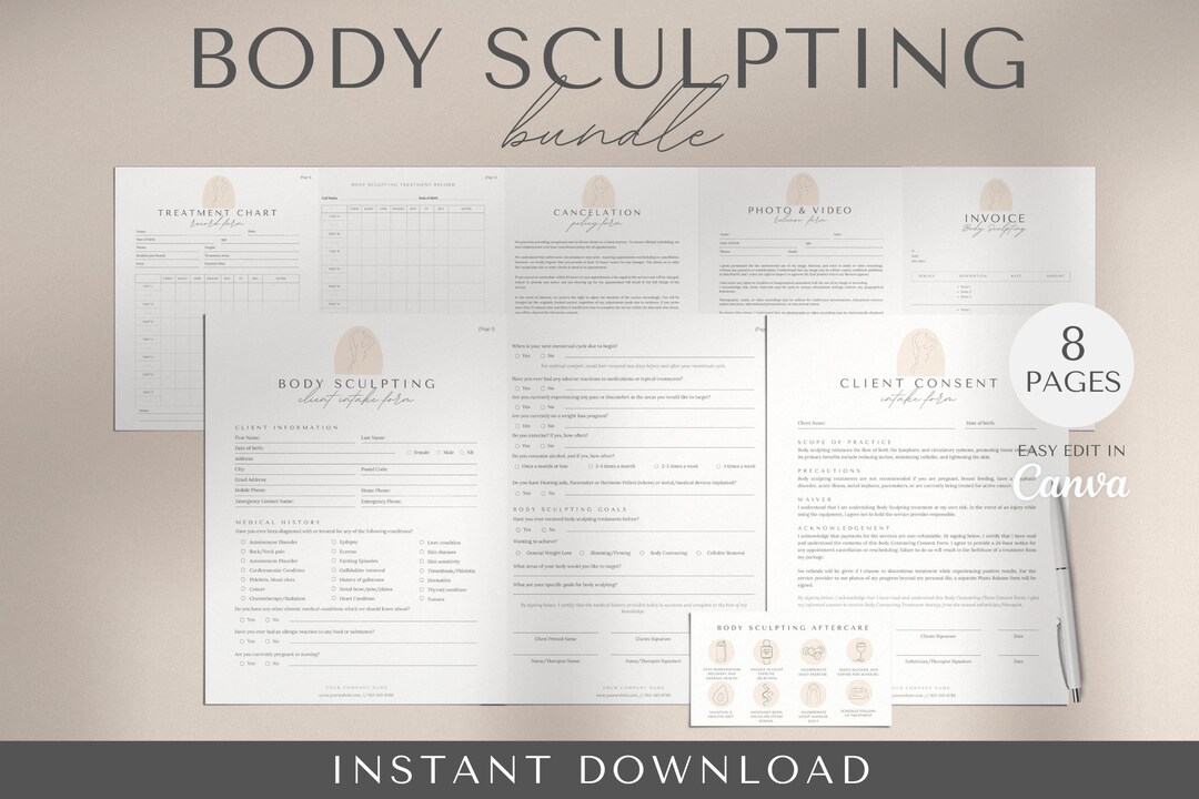 Body Sculpting Consent Forms - Consent Forms for Body Sculpting ...