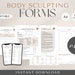 Body Sculpting Forms and Aftercare Card Body Sculpting Aftercare Card ...