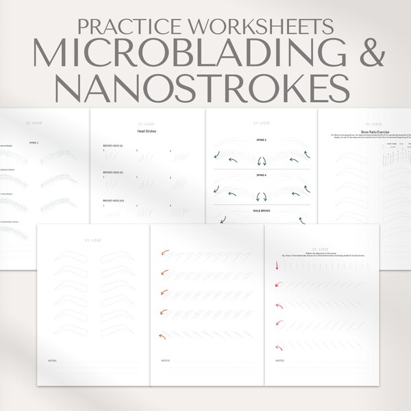 Practice Sheets Etsy