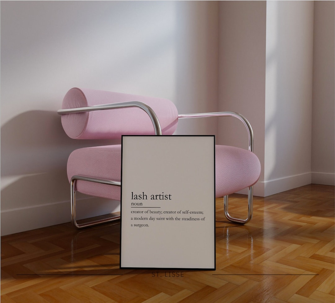 Lash Poster, Lash Definition, Eyelash Extension Definition, Lash ...