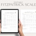 Fitzpatrick's Skin Type Questionnaire Form, Fitzpatrick Scale, Editable ...