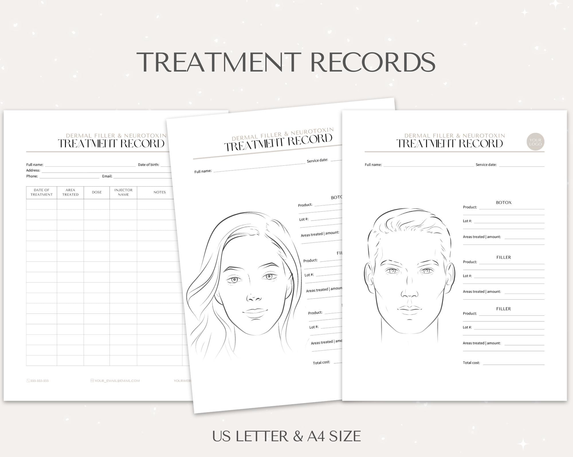 Dermal Filler Consent Forms | Dermal Filler Forms, Dermal Filler ...