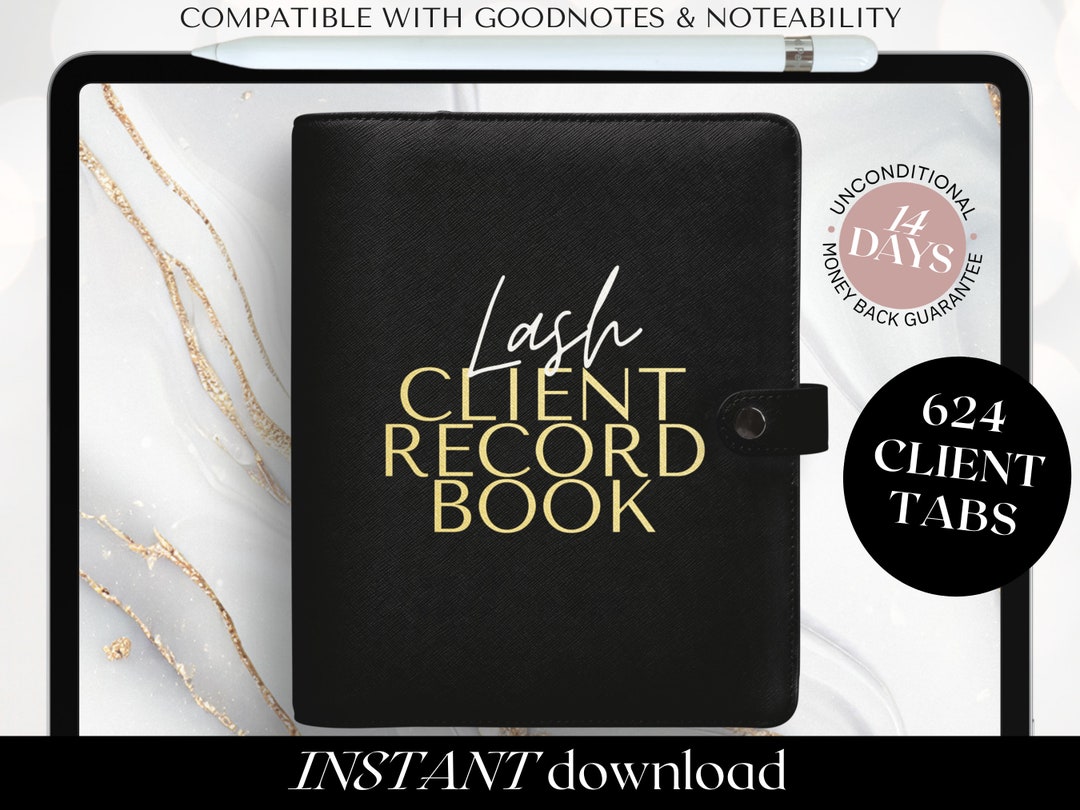 Lash Client Record Book Digital Lash Consent Form Digital Lash Tech ...