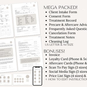IV Therapy Form Template Bundle - Elective IV Infusion Consent Form, IV ...