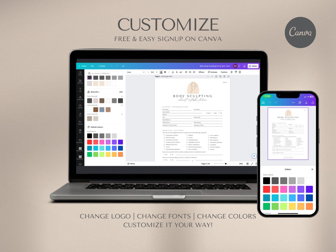Body Sculpting Consent Forms Consent Forms for Body Sculpting, Consent ...