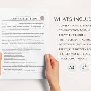 RF Microneedling Consent Forms | RF Microneedling Treatment Intake ...