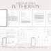 IV Therapy Form Template Bundle - Elective IV Infusion Consent Form, IV ...