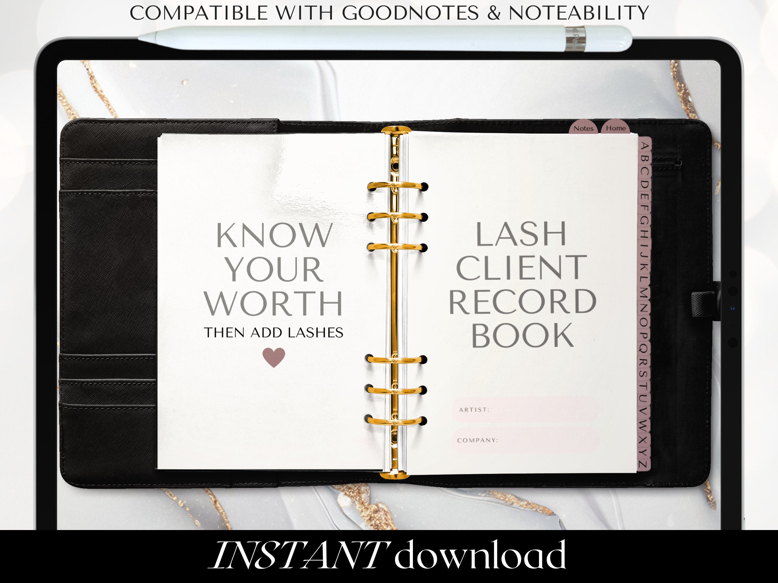 Lash Client Record Book Digital Lash Consent Form Digital Lash Tech ...
