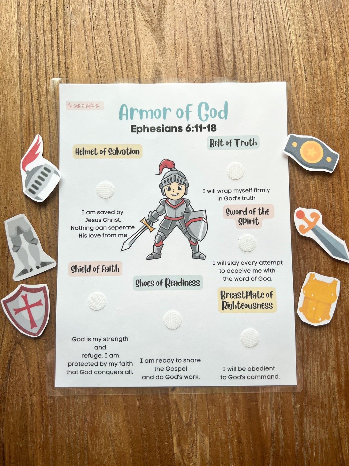 Armor of God Activity Sheet, Homeschooling, Sunday School, Digital ...