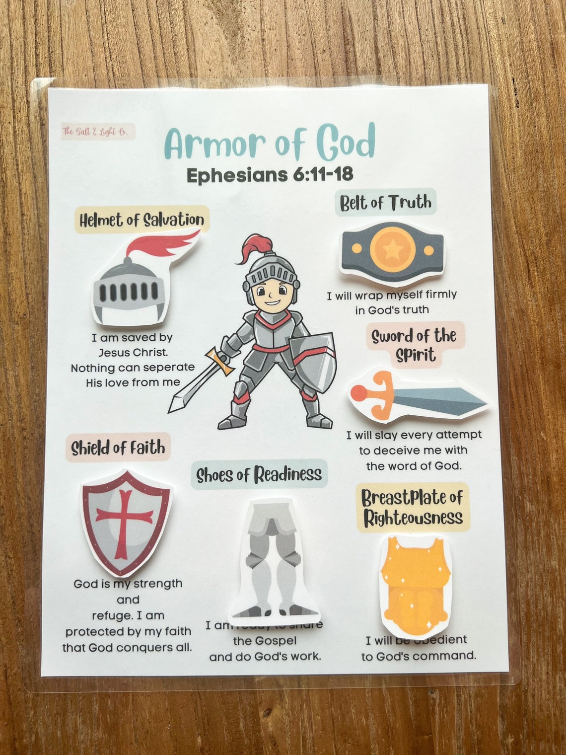 Armor of God Activity Sheet, Homeschooling, Sunday School, Digital ...