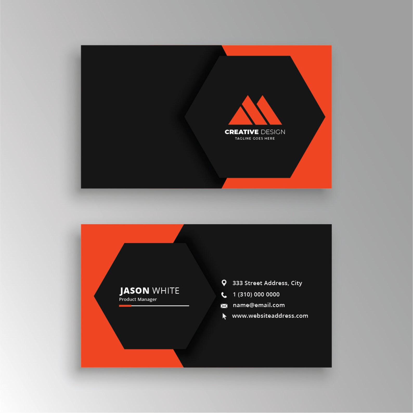 Editable Business Card Templates, Printable Business Cards, Modern ...