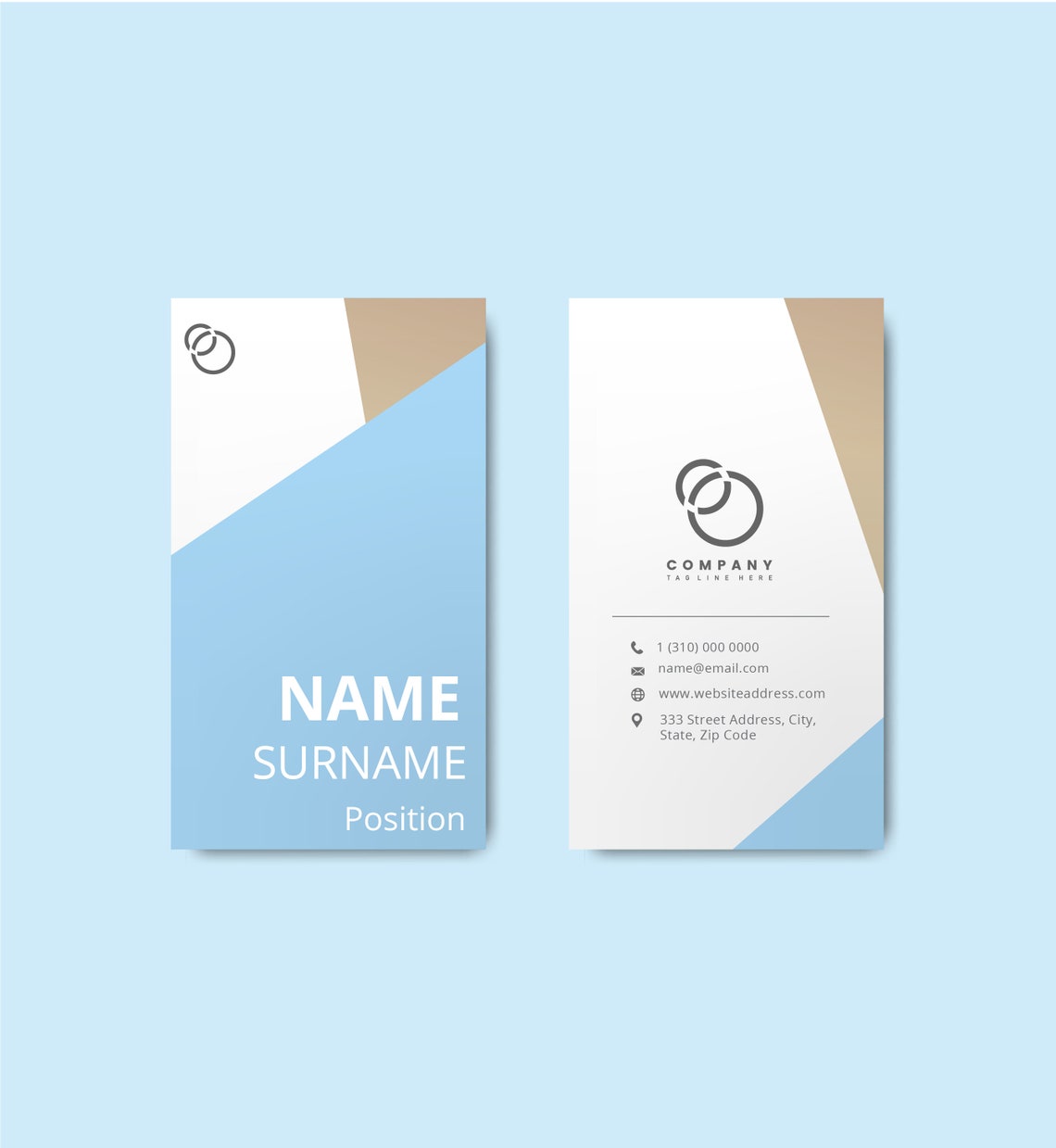 Editable Business Card Templates, Printable Business Cards, Modern ...