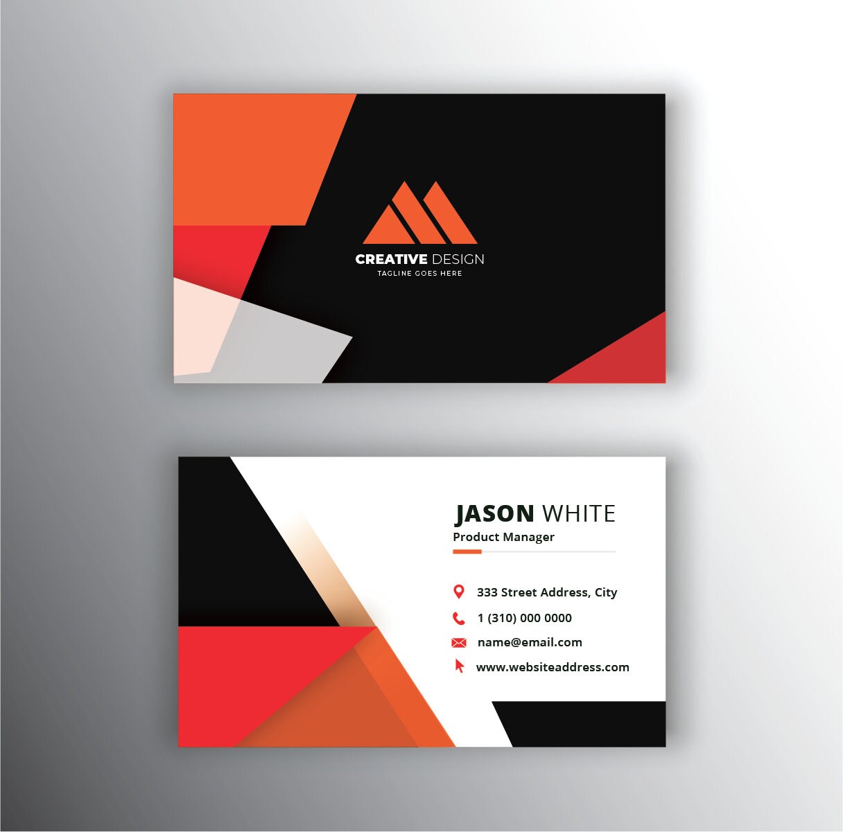 Editable Business Card Templates, Printable Business Cards, Modern ...