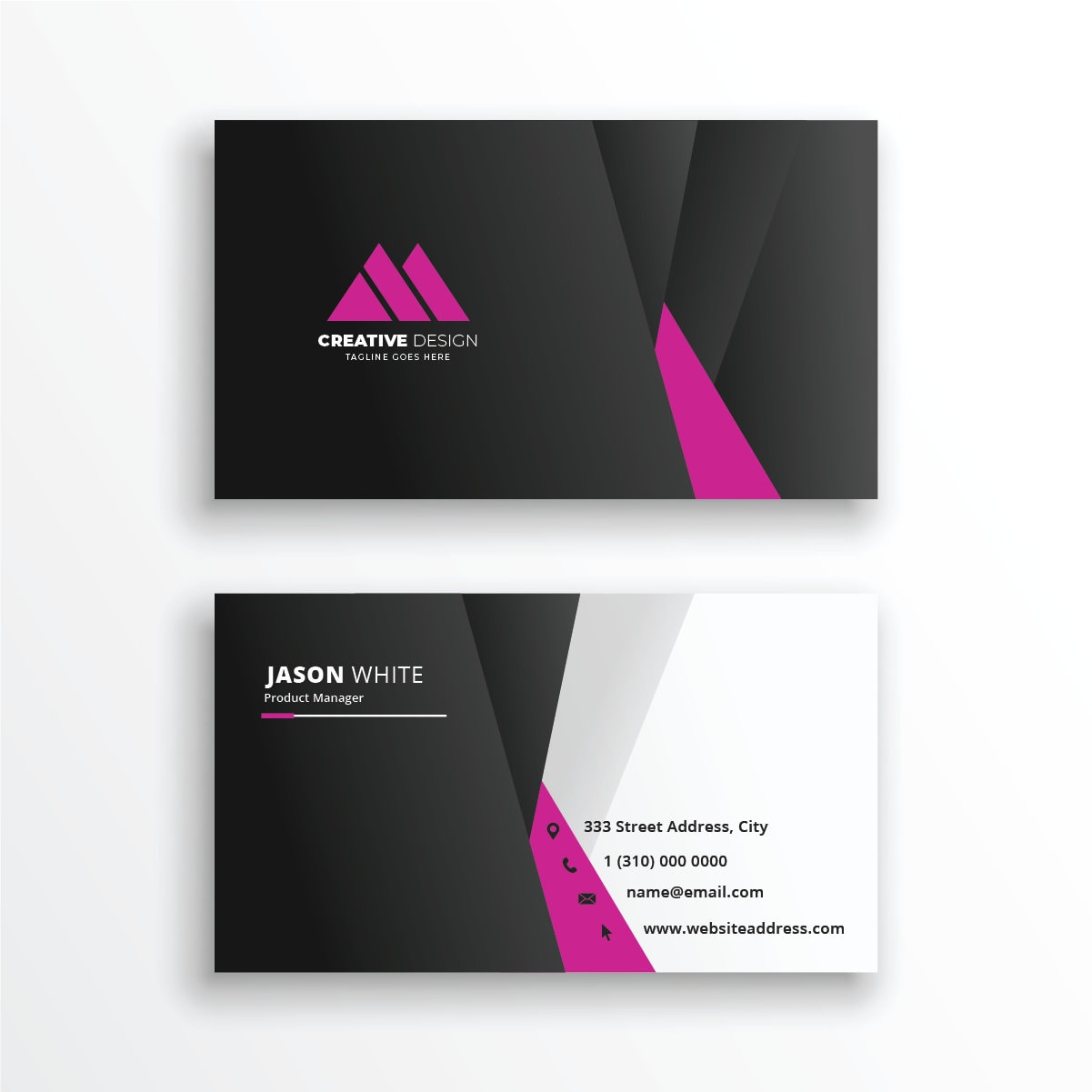 Editable Business Card Templates, Printable Business Cards, Modern ...