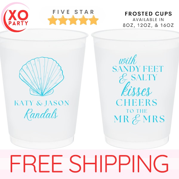 Beach Wedding Cups - Etsy