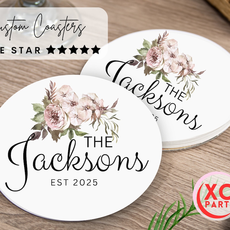 Wedding Coasters - Etsy