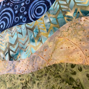 Landscape Art Quilt, Mountain Landscape Art, Appalachian Blue Ridge ...