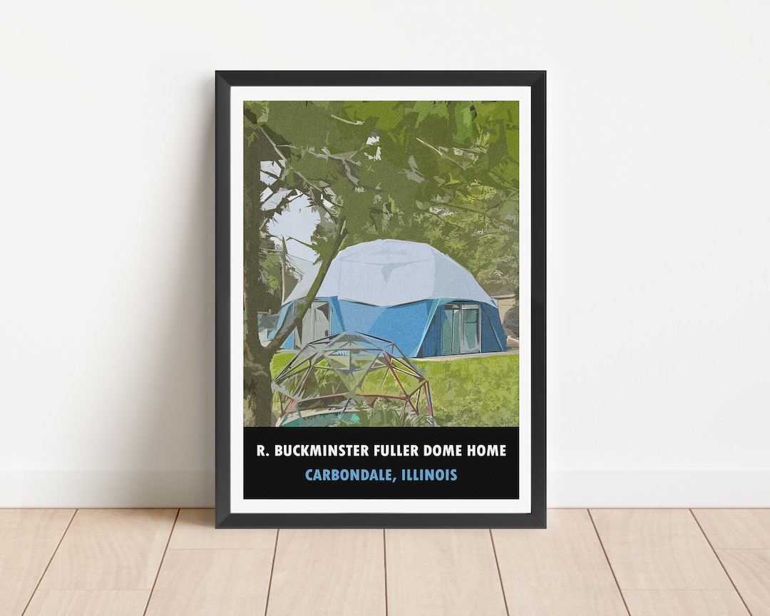 R. Buckminster Fuller Geodesic Dome Home Carbondale Illinois - Etsy