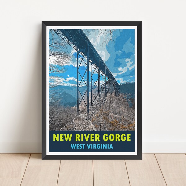 New River Gorge Poster - Etsy