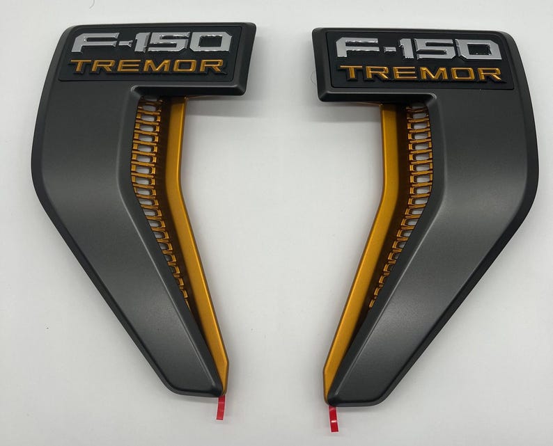 2024 2023 2022 2021 Ford F-150 Tremor Fender Vent Badge Emblems Set NEW ...