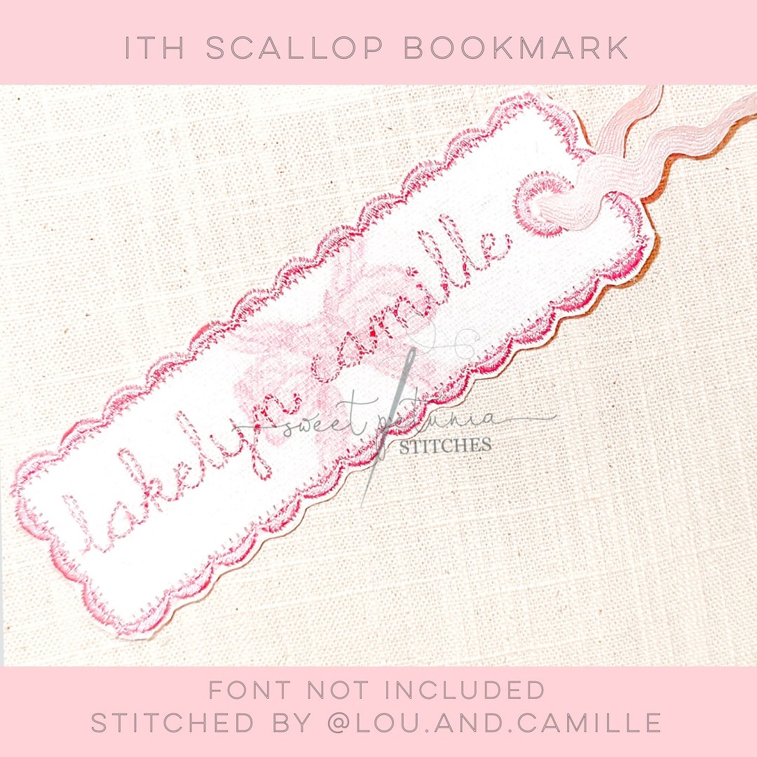 Bookmark Scallop Reading Booktok Book Nerd Reader Gift Teacher ITH Bag ...